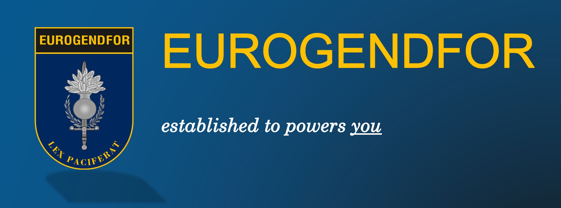 Frontpage – EUROGENDFOR